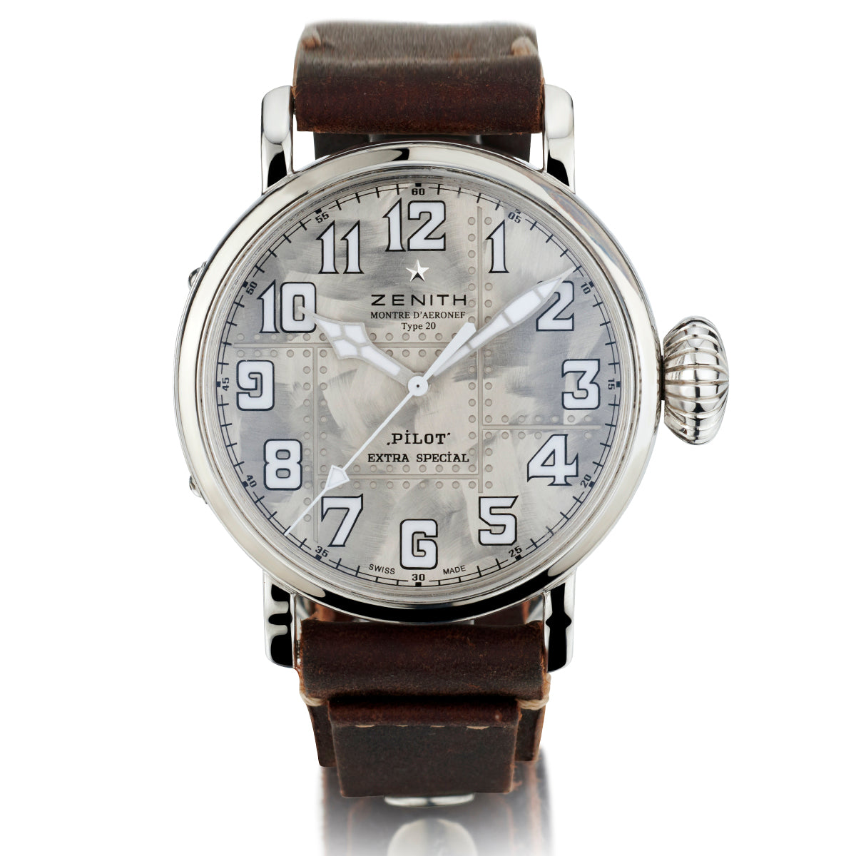 Zenith "Silver Edition" wristwatch. 45mm. Limited Edition. 250 Pieces. – Van Rijk