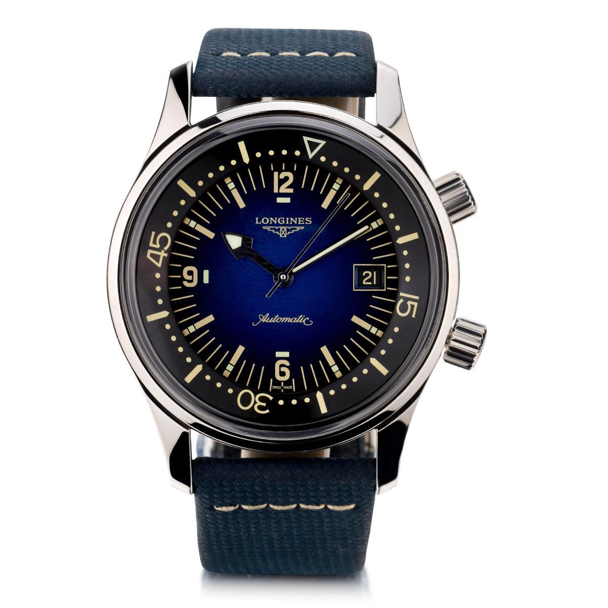 Longines Sports Legends Diver 42mm Steel Watch. Ref: L3.774.4.90.2 ...