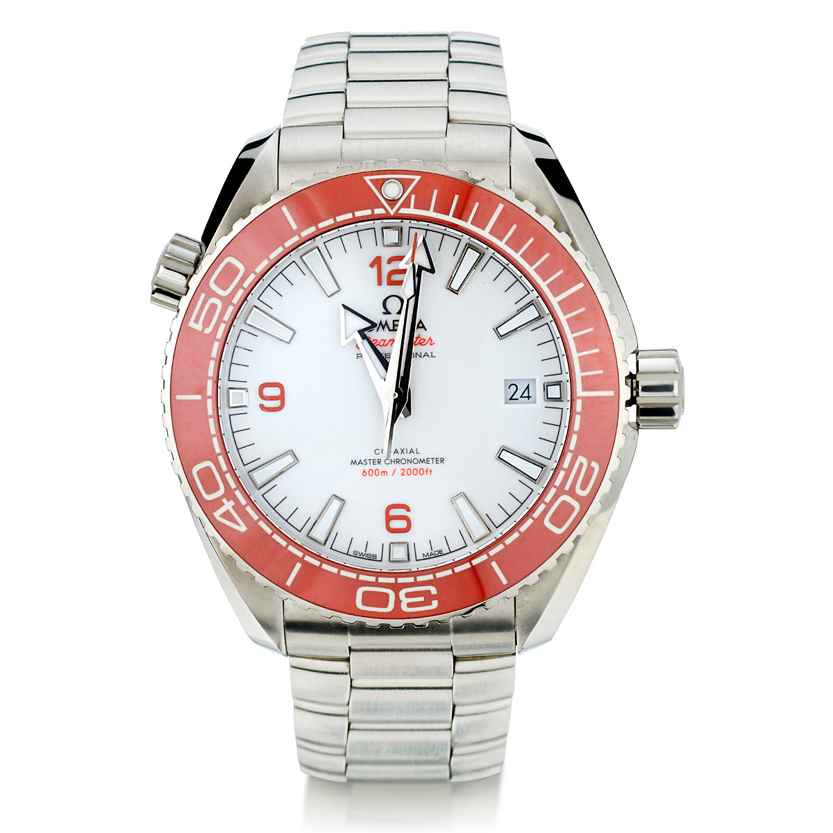 Omega Seamaster Planet Ocean.Orange Bezel. Ref: 21530442104001 – Van Rijk