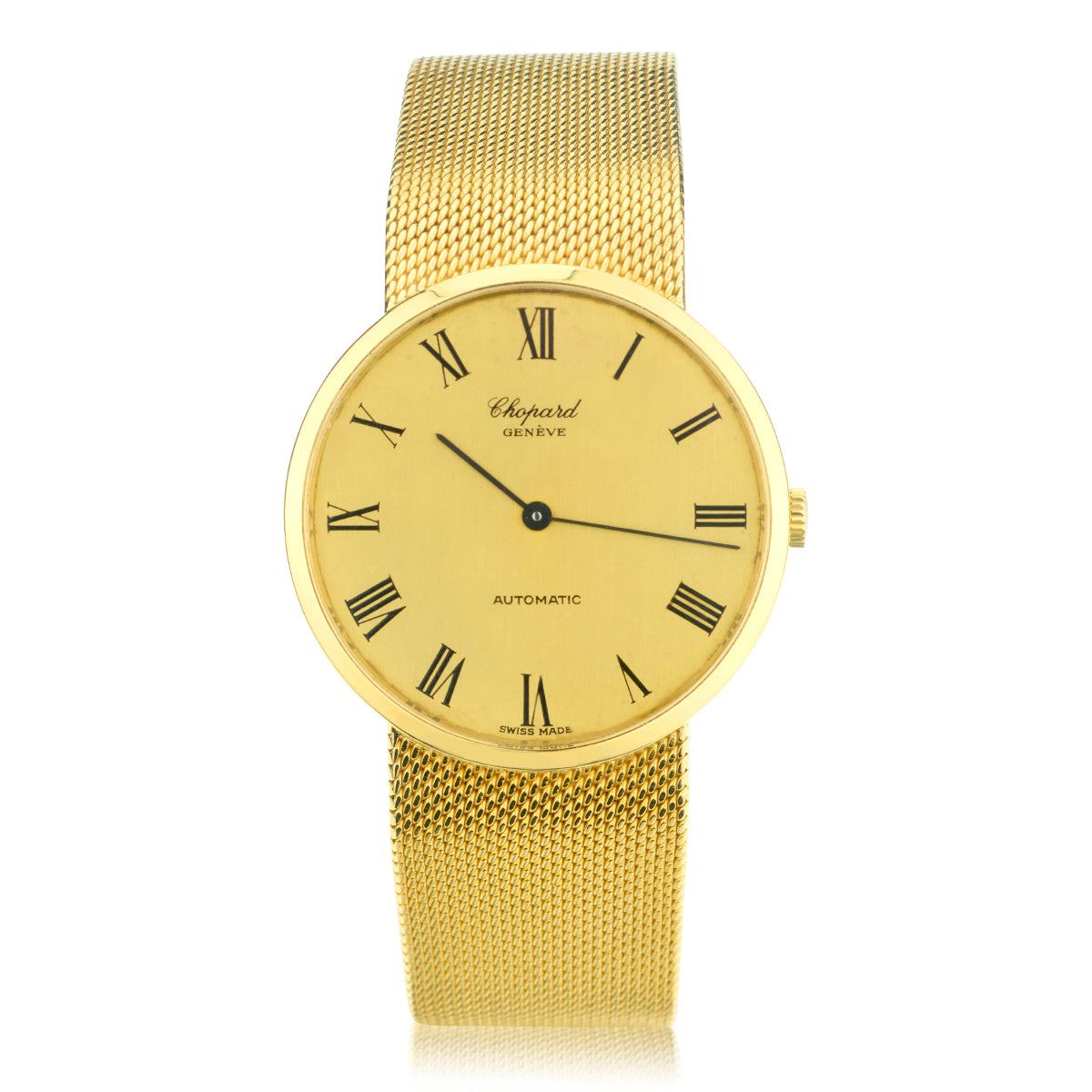 Chopard 18kt Yellow Gold Ultra Slim Wristwatch. Automatic – Van Rijk