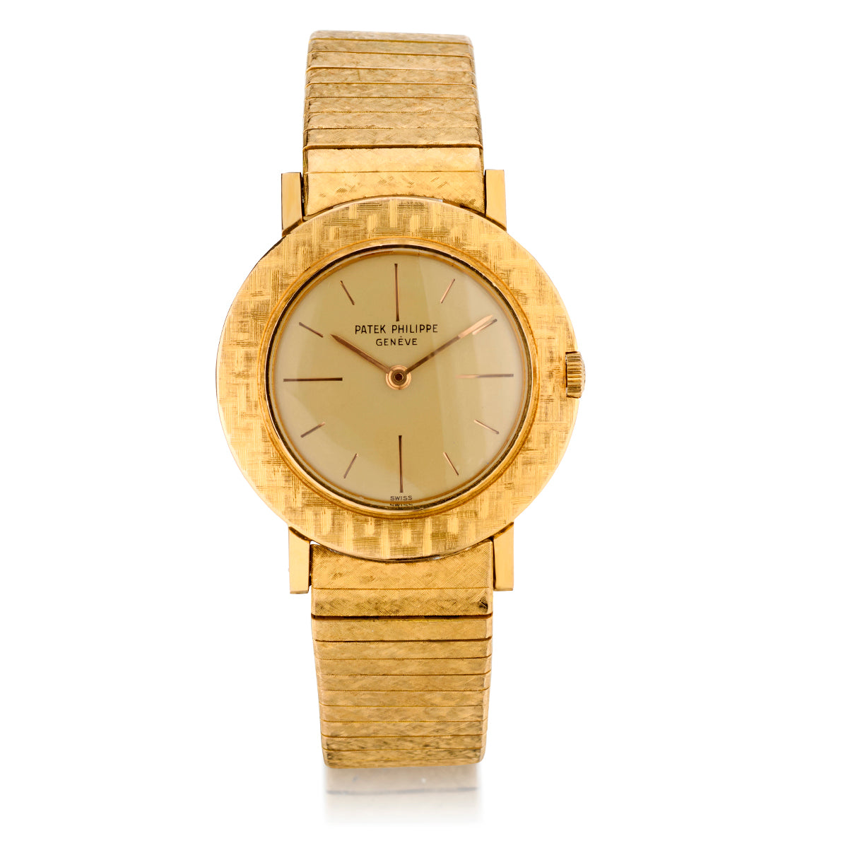 Rare!! Patek Philippe "Disco Valente" 18kt Yellow Gold Wristwatch. Ref ...