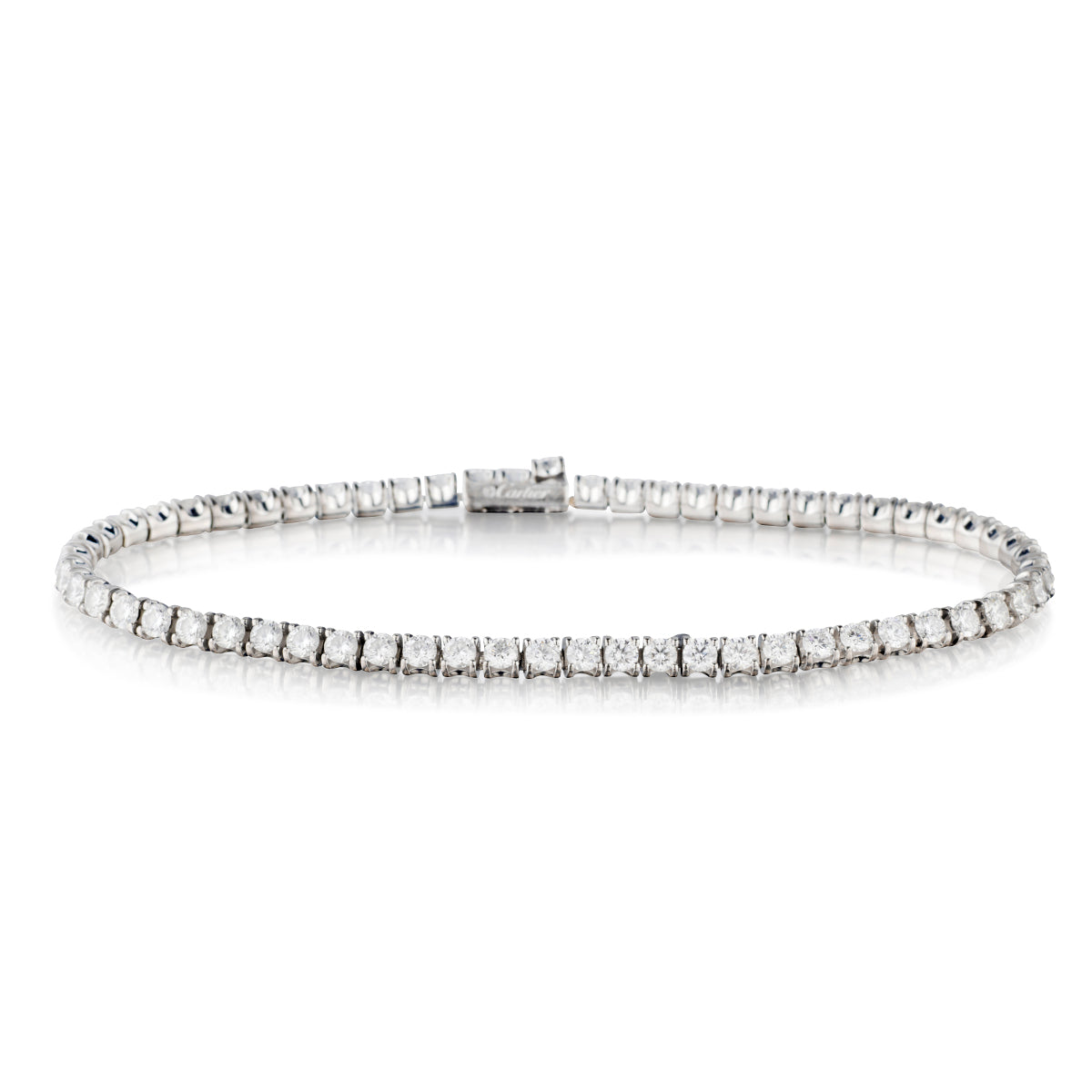 Cartier "Essential Lines" Diamond Bracelet. 61 x 3.34ct Tw – Van Rijk