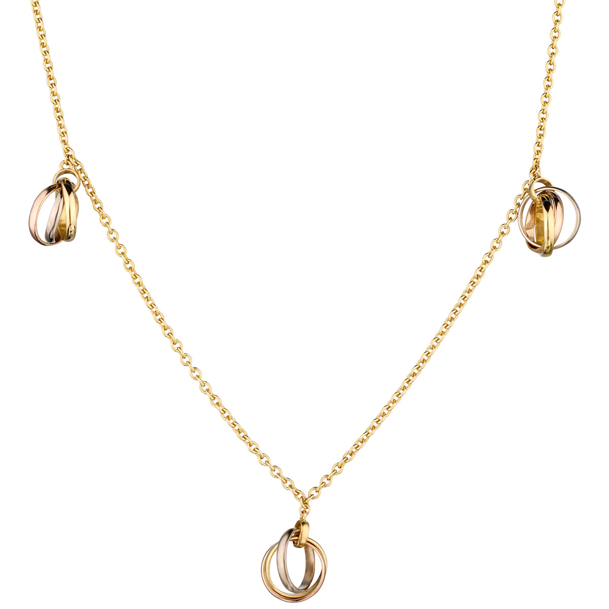 Cartier "Trinity Collection" Necklace in 18kt Gold. Rare!! – Van Rijk