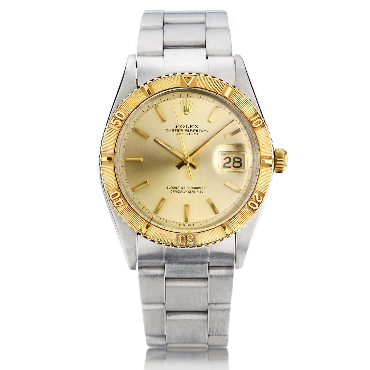 Rolex "Thunderbird" in Steel and 14kt Yellow Gold.Ref:1625 – Van Rijk