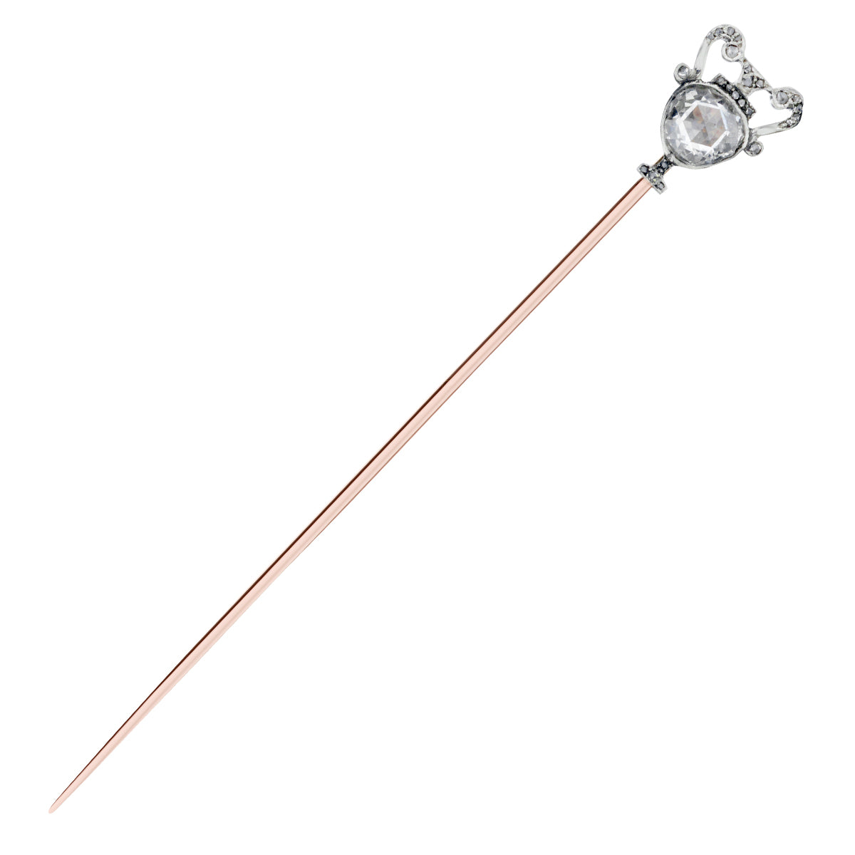 Beautiful Unisex Vintage Rose Cut Pin in 18kt – Van Rijk