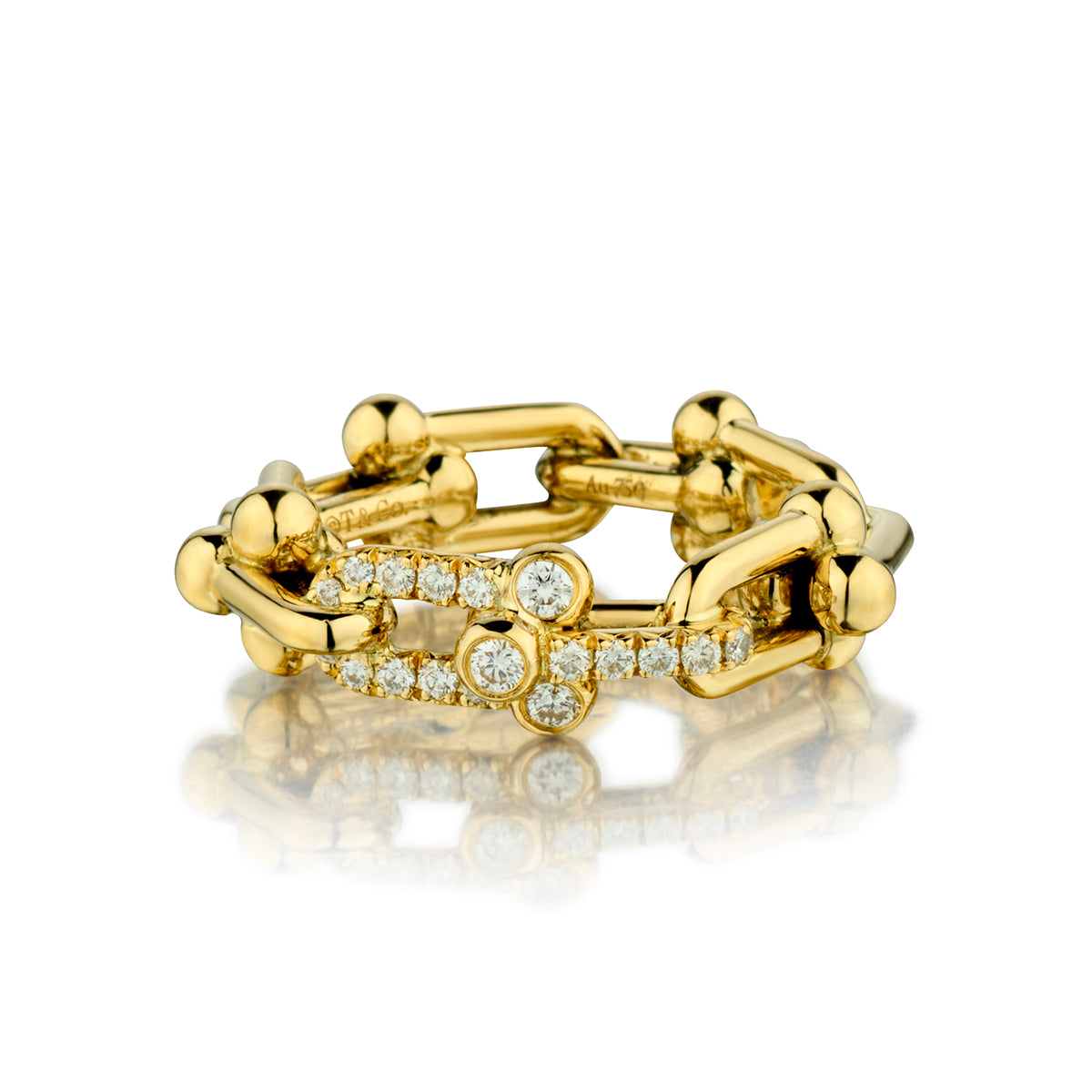 Tiffany & Co HardWare Diamond Ring. B&P – Van Rijk