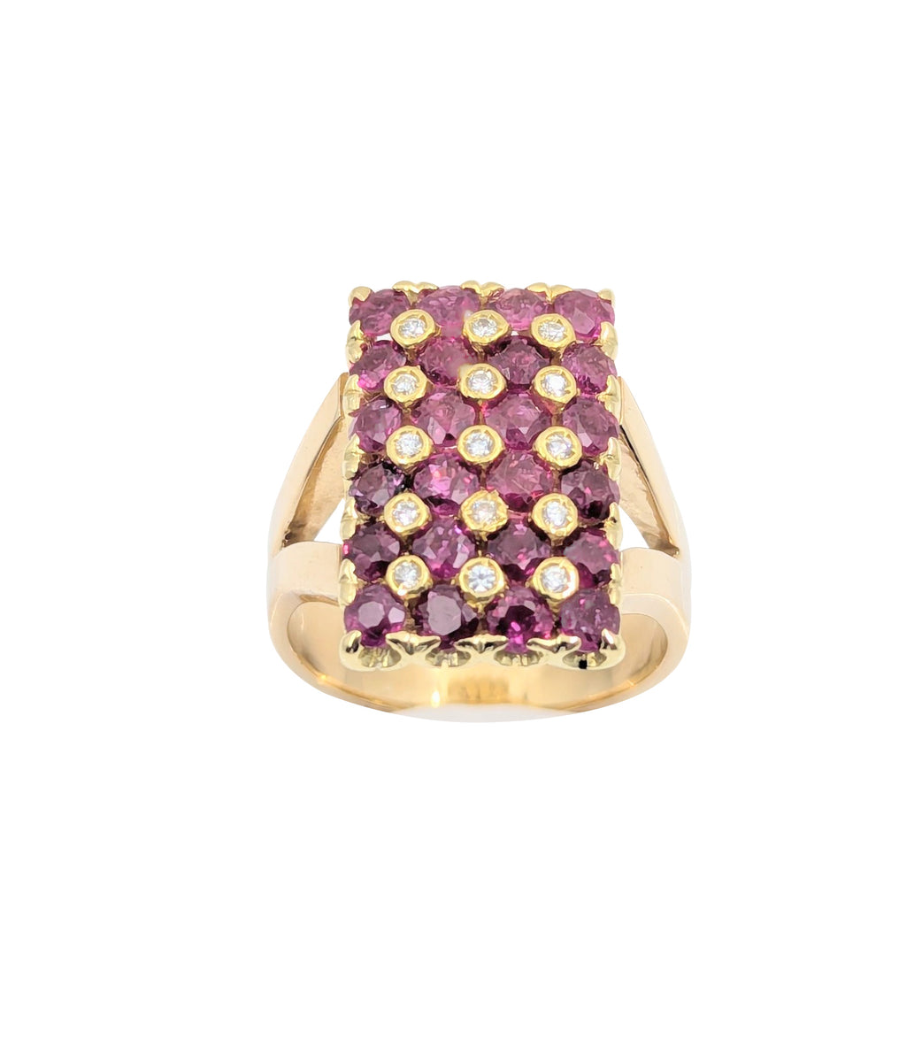 18kt Ruby and Diamond Ring – Van Rijk