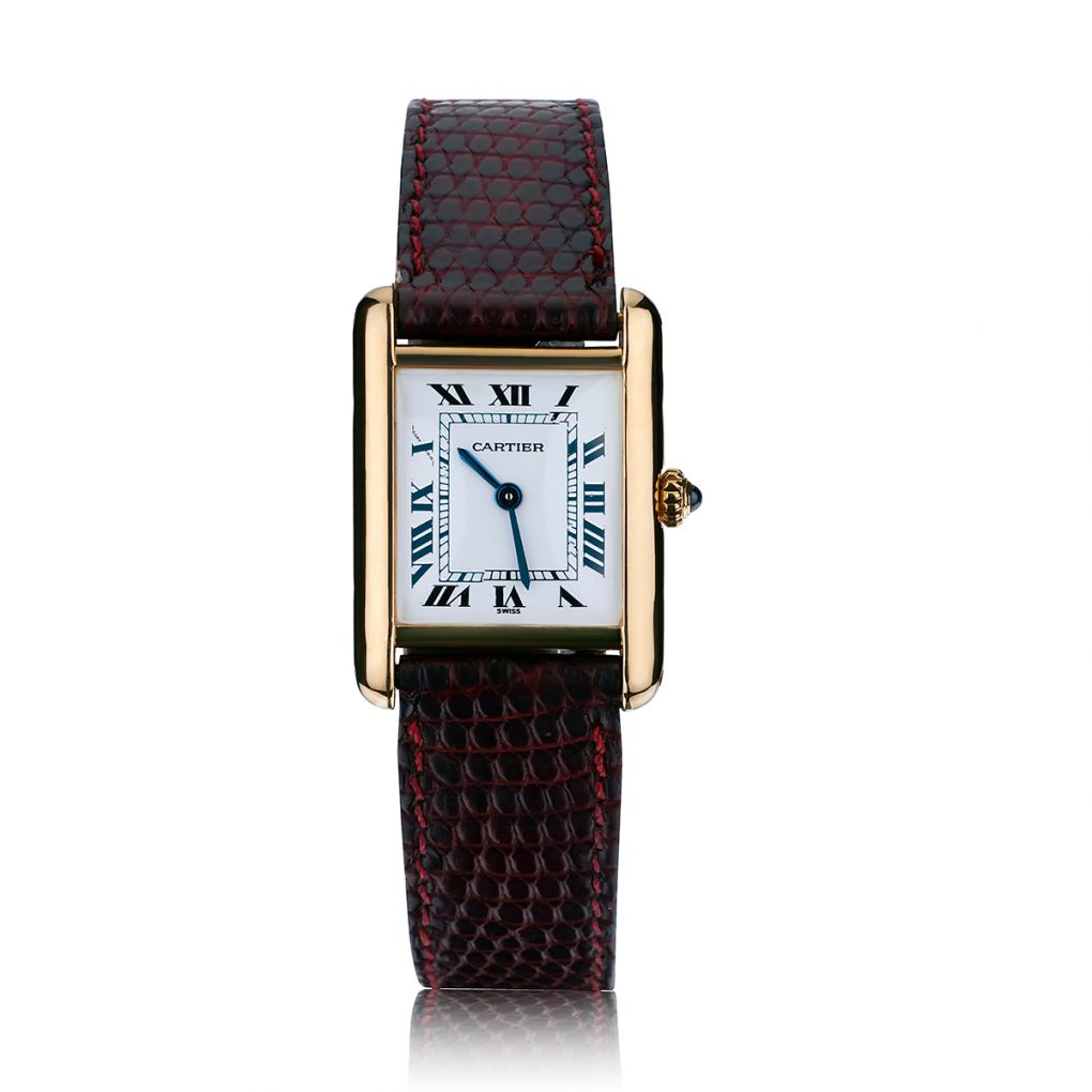 Cartier 18KT Yellow Gold Tank Louis Quartz Watch – Van Rijk