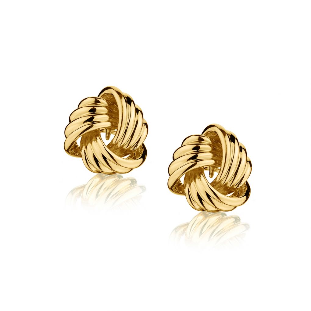 Tiffany & Co Swirling Love Knots in 18kt Y/G. Classic style. – Van Rijk