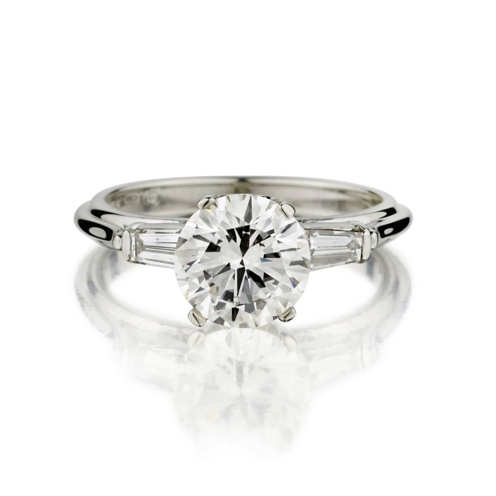 2.00 Carat Round Brilliant Cut Diamond Ring – Van Rijk