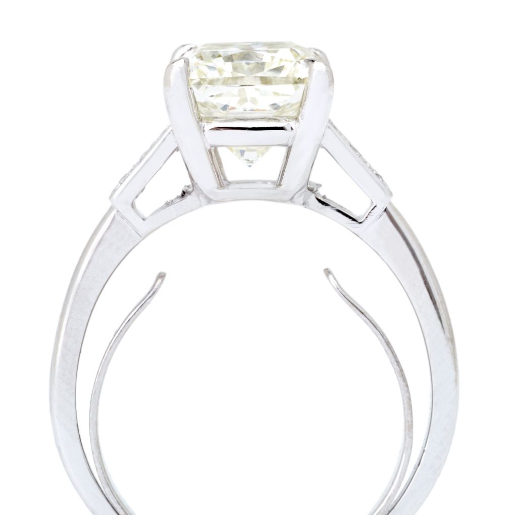 3.21 Carat Radiant-Cut Diamond Custom-Made (VVS2) Ring – Van Rijk
