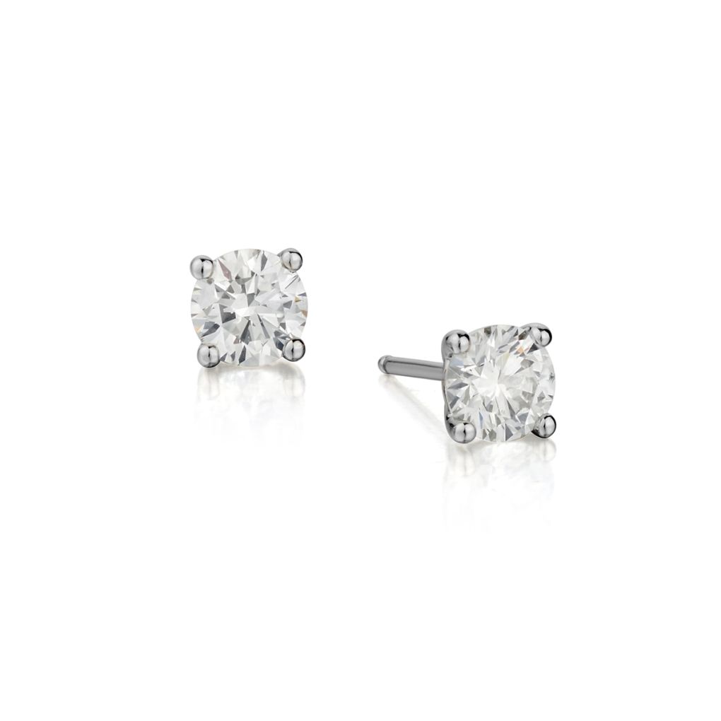 14kt Four Claw Diamond Studs – Van Rijk
