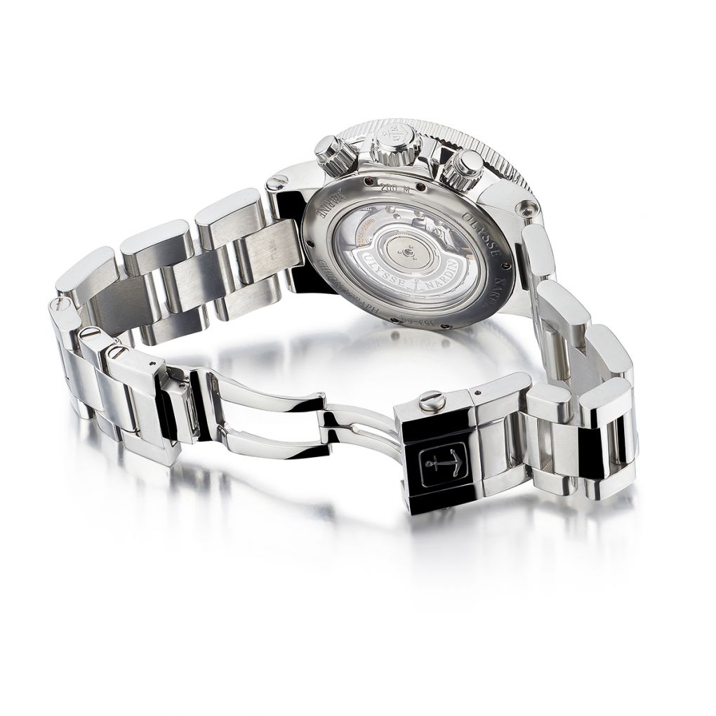 Ulysse Nardin Maxi Marine Chronograph Stainless Steel Ivory Watch – Van ...