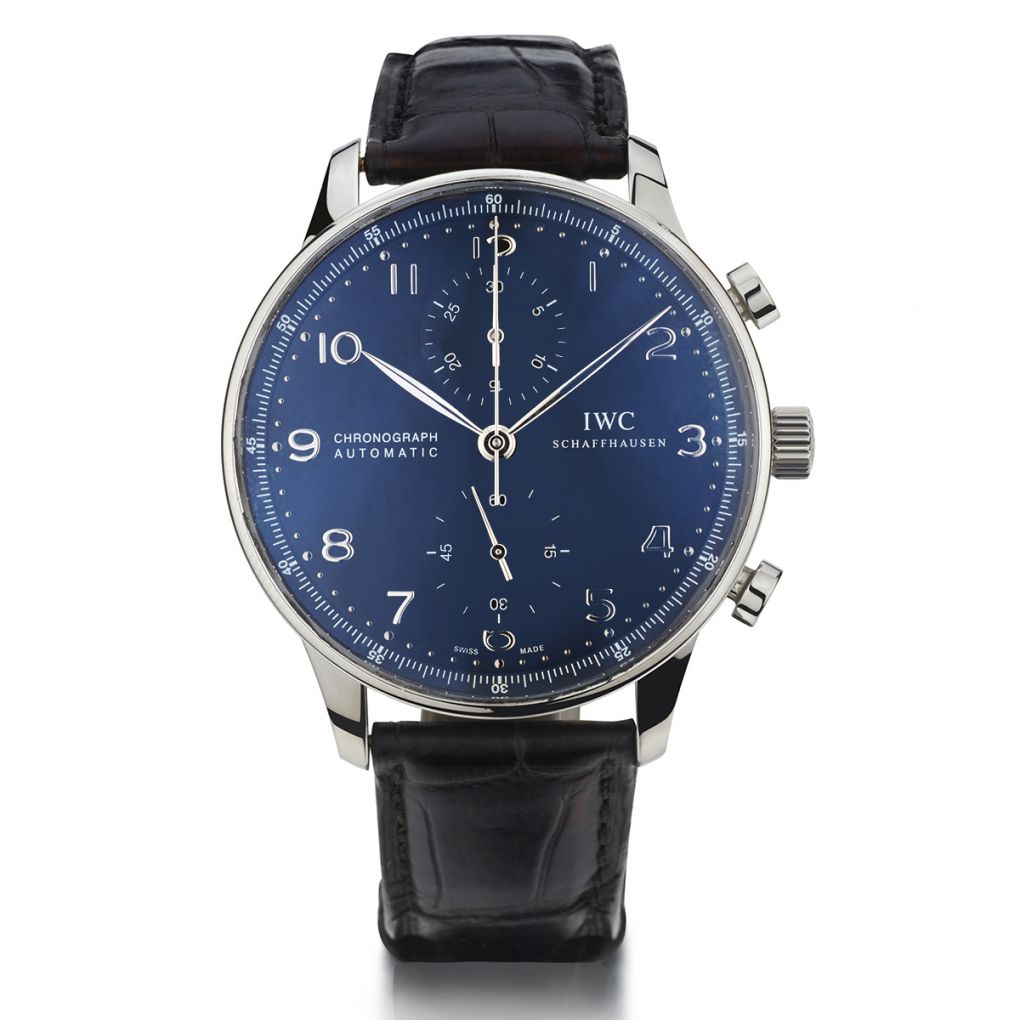 IWC Chronograph Portuguese Stainless Steel 41MM Watch – Van Rijk