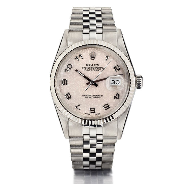 Rolex Oyster Perpetual Datejust Jubilee Dial With Arabic Watch – Van Rijk