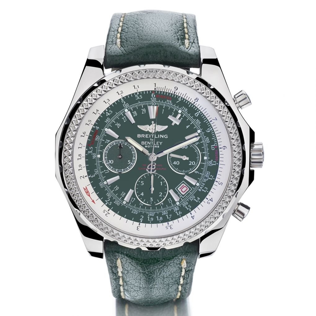 Breitling Bentley Motors Special Edition Green Dial S/S Watch | Van ...