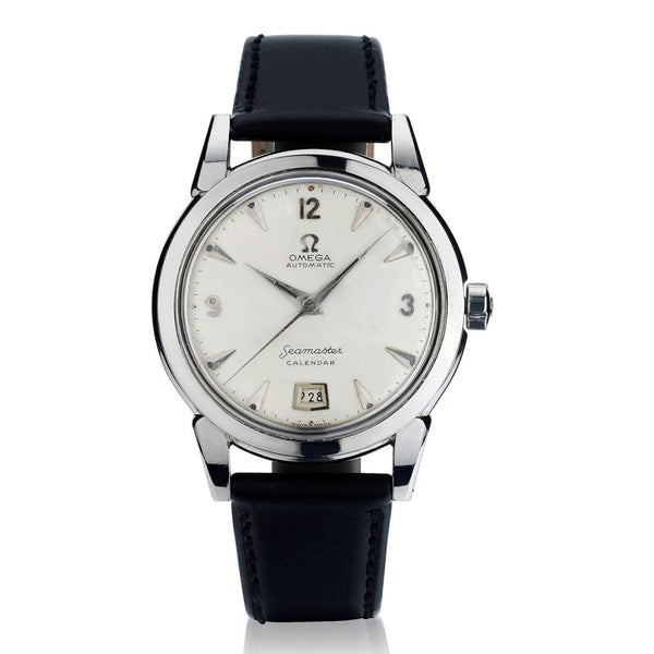 Rare!!Omega Seamaster Bumper Calendar in stainless steel. – Van Rijk