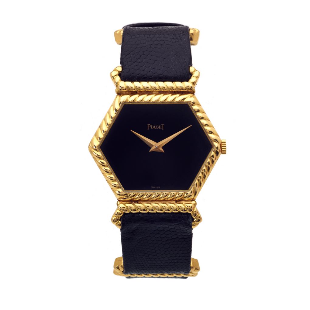 Piaget 18KT Yellow Gold Hexagonal-Shaped 1970's Watch – Van Rijk