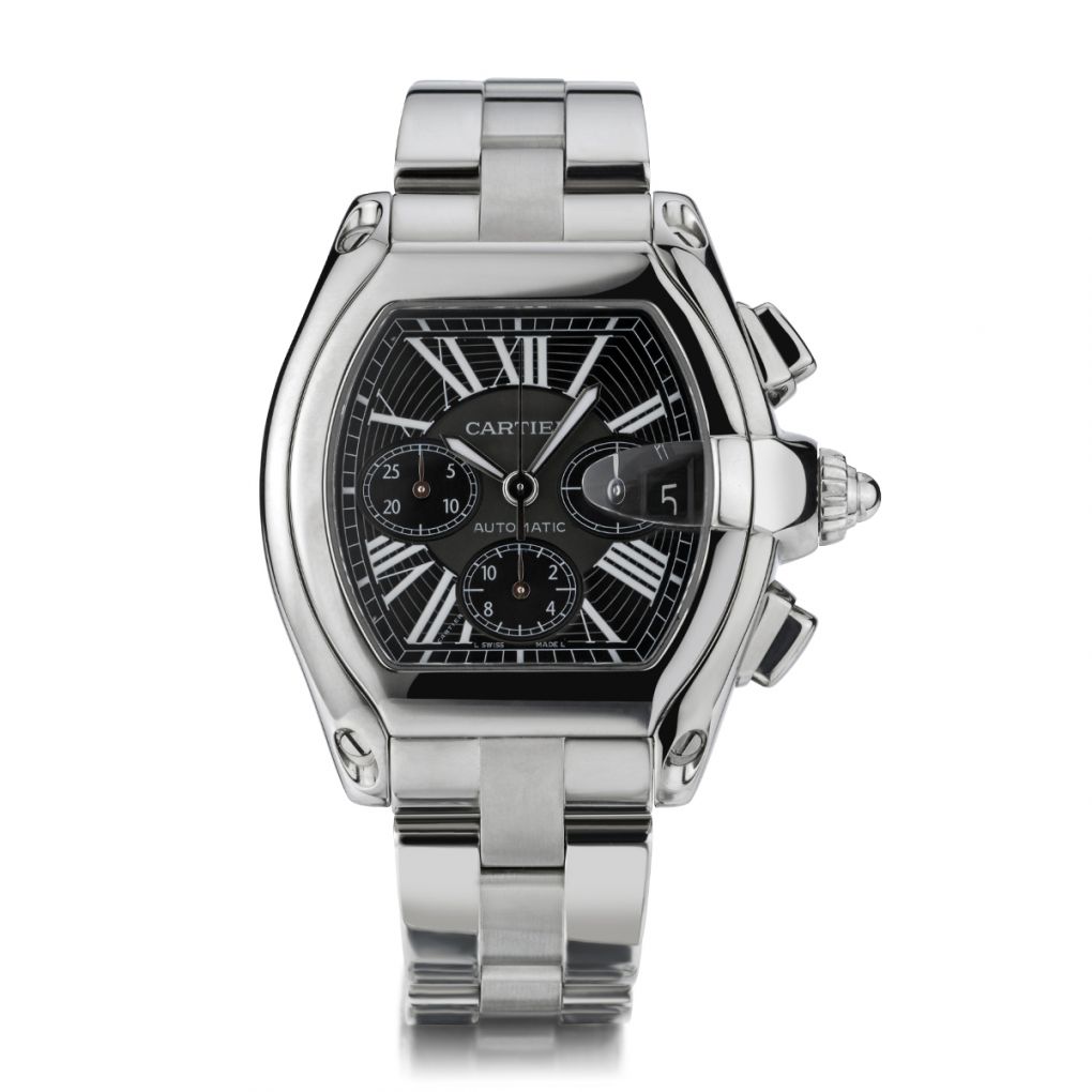 Cartier Roadster Chronograph. Black Dial. Automatic Watch. Ref: W6202X ...