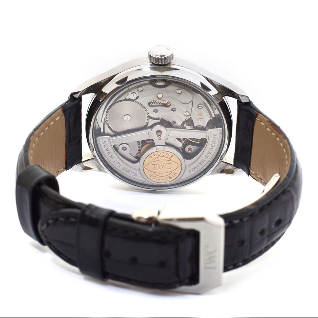 IWC Portuguese 7 Day Power Reserve Stainless Steel Watch – Van Rijk
