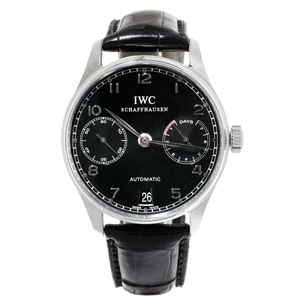 IWC Portuguese 7 Day Power Reserve Stainless Steel Watch – Van Rijk