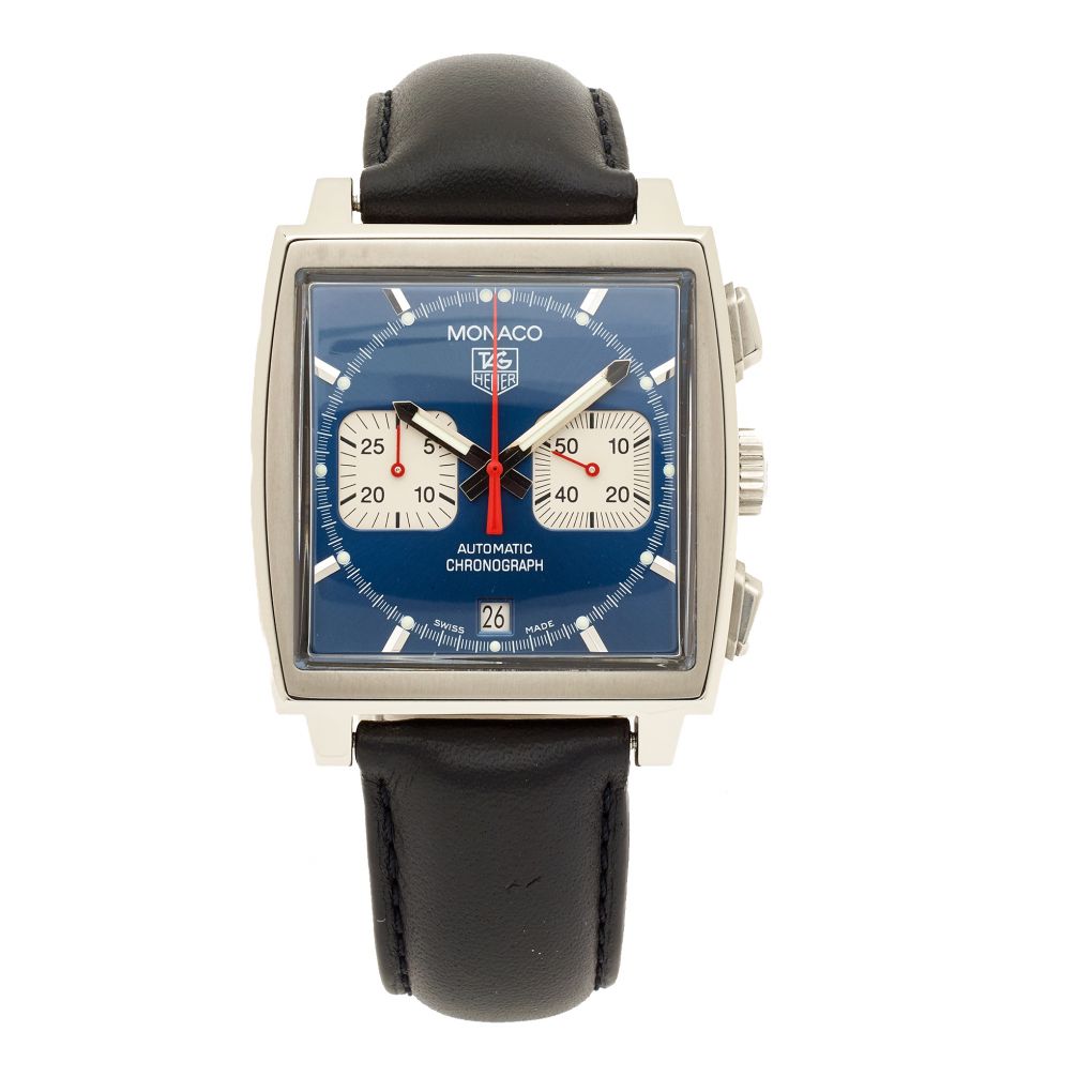 Tag Heuer Monaco Steve McQueen Blue Chrono Watch | Van Rijk Estate ...