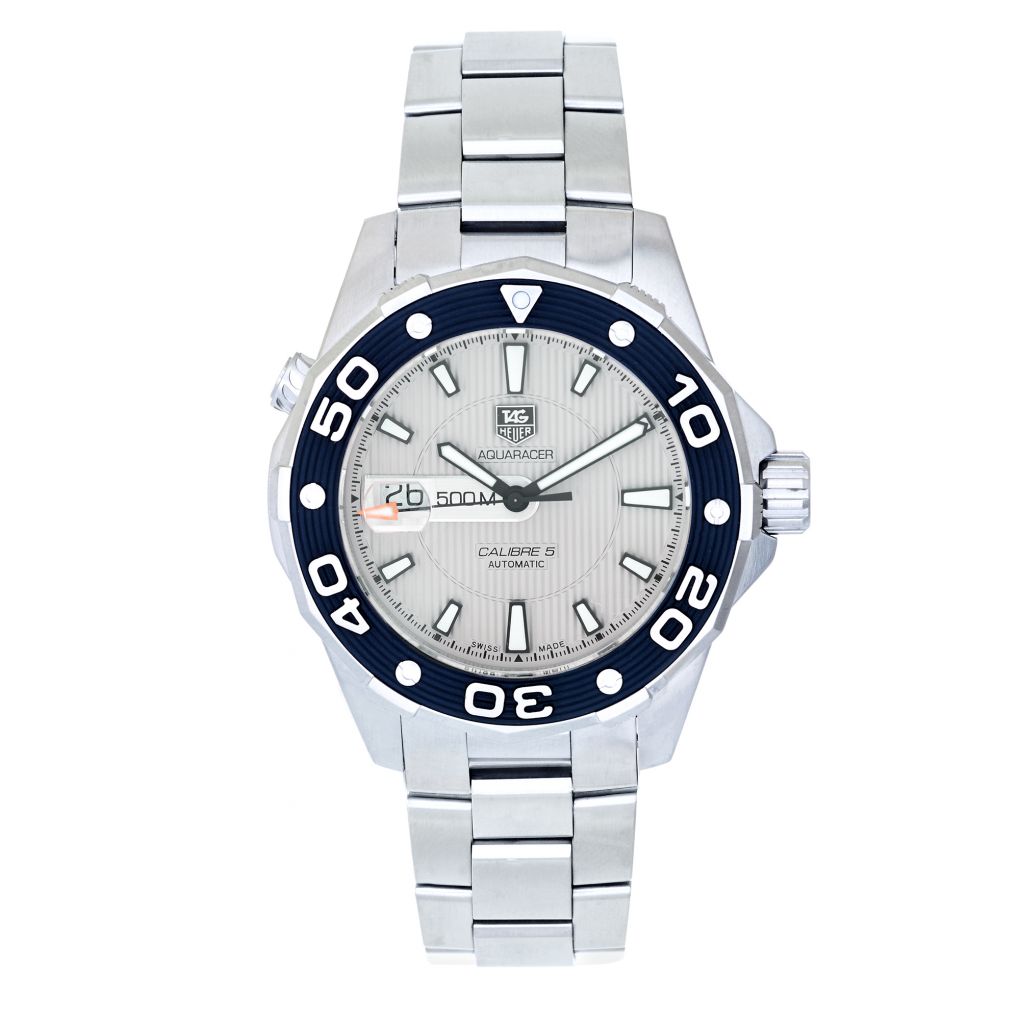 TAG Heuer Aquaracer Calibre 5 500M Diving Steel Watch – Van Rijk
