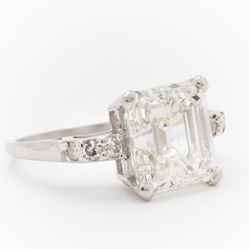 Edwardian 5.11 Carat Carr | Van Rijk Estate Jewellers Toronto